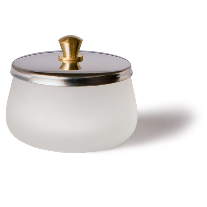 Frosted Dappen Dish with Lid – TAS Beauty