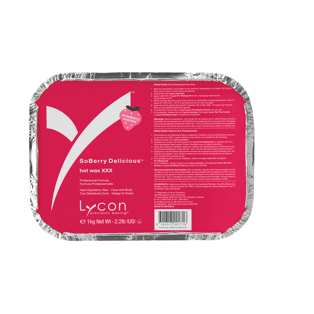 Lycon SoBerry Delicious Hot Wax 1kg – TAS Beauty
