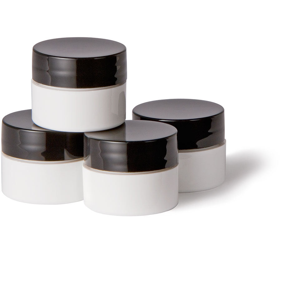 White Mixing Jars - 4pk – TAS Beauty